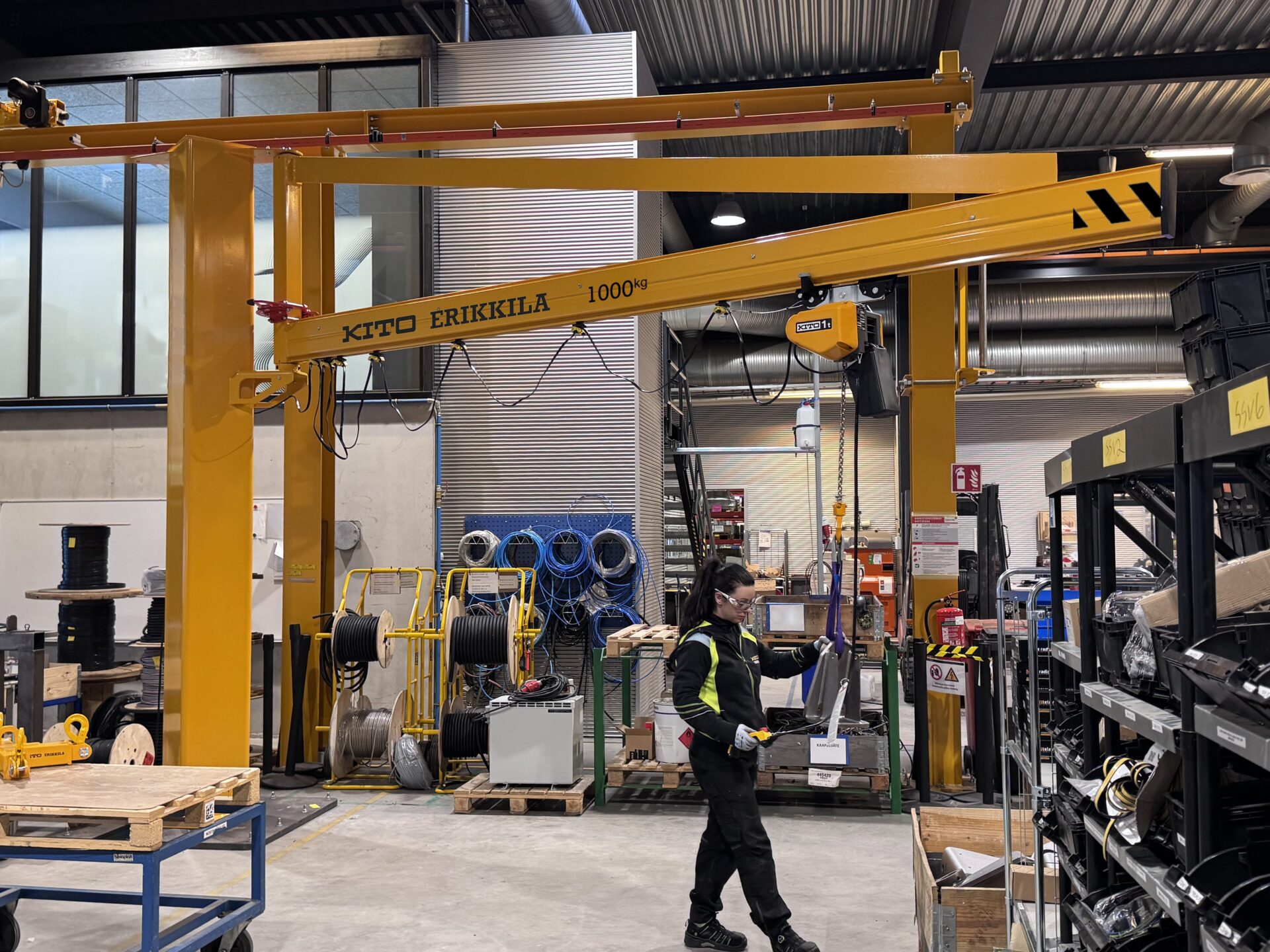 Renewed and Improved Kito Erikkila Jib Cranes for Enhanced Performance ...