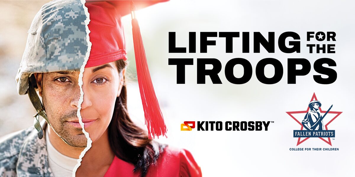 Kito Crosby Launches 2025 Lifting for the Troops Campaign